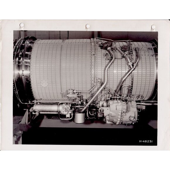 Unknown | Other | Vintage Grumman F4 Jet Engine Cap 37 Photograph Black ...